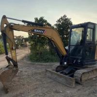 Quality Original Paint Used SANY SY35U Small Excavator With High Work Efficiency for sale