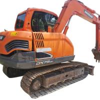Quality Second Hand DOOSAN DX75C-9 Excavator For Crushing Used Equipment for sale