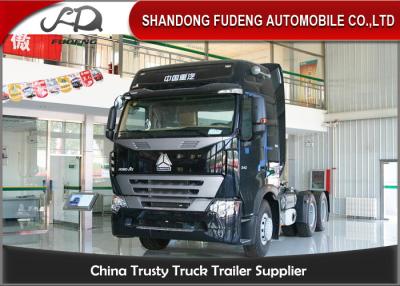 10 바퀴 HOWO A7 모형 420HP를 가진 CNHTC 6 × 4 SinotrukTractor 맨 위 트럭