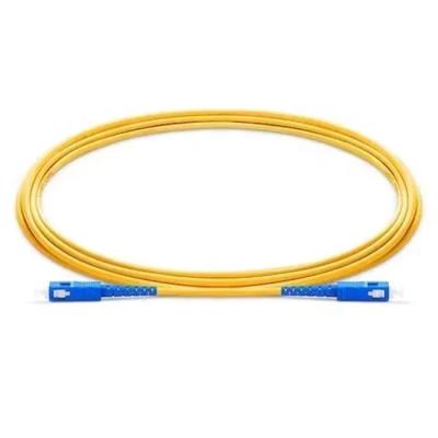 China Patch cord de fibra óptica SC SC Simplex 3,0 mm LSZH OS2 cor amarela 9/125um à venda