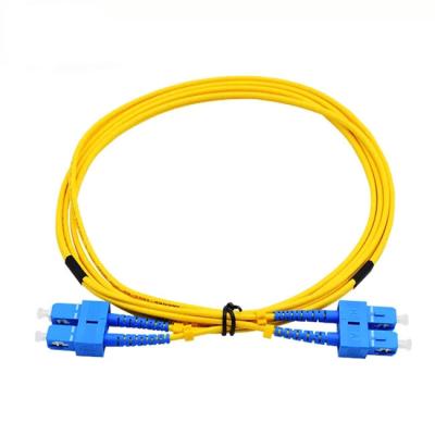 China Duplex 2.0mm PVC SC UPC - SC UPC G657A1 Fibra Óptica Patch Cord Fornecedor à venda
