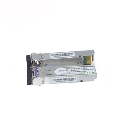 China Tx SFP Bidi 120km Module TX1550nm/RX1490nm van TX1490nm/RX1550nm 1.25G SFP Te koop