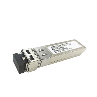 China 80km Dubbele LC Enige Wijze van de Vezel de Optische Zendontvanger 10G SFP+ CWDM 1270nm-1610nm Te koop