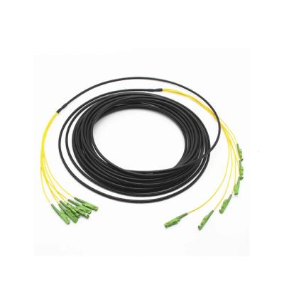 China Cabo de cabo de fibra óptica externo pré-terminado PE 12 núcleos SC UPC à venda