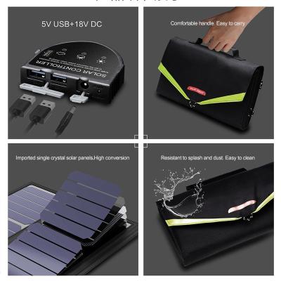 Chine Camping solaire 300Watts de couverture de panneau de picovolte de voyage portatif pliant 18VDC 3A à vendre