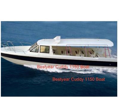 China Fiberglass Cuddy Passenger Yacht Speed Passenger Touring Boat for Sale for sale