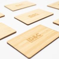 Quality Bamboo Wood Smart Card Business Key 125KHZ / 13.56MHZ For Hotel Access Control for sale