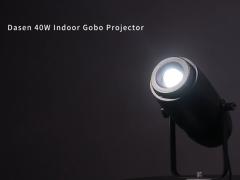 GOBO Projector IP20 LED Light for Business Hotel Shop Advertising and Wedding Stage Indoor 40W