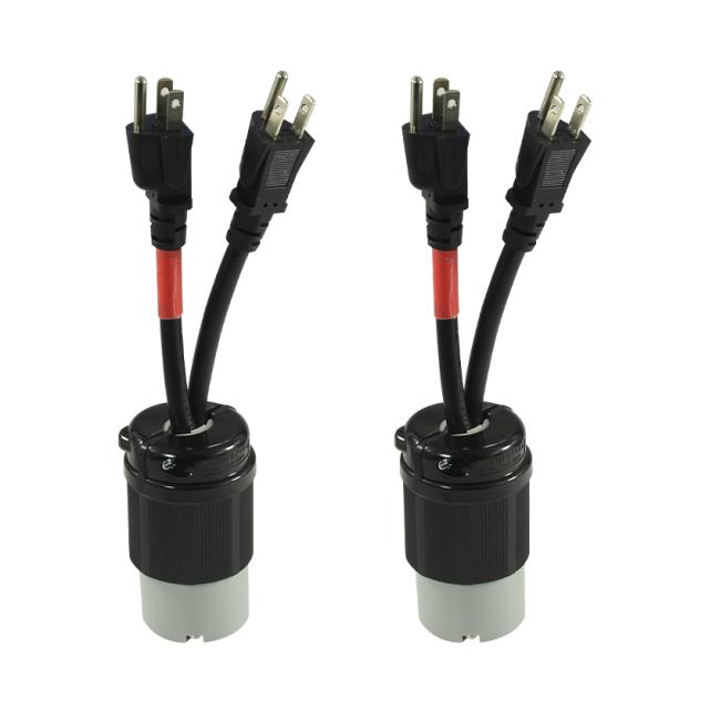 NEMA L14-20C extension cord front view