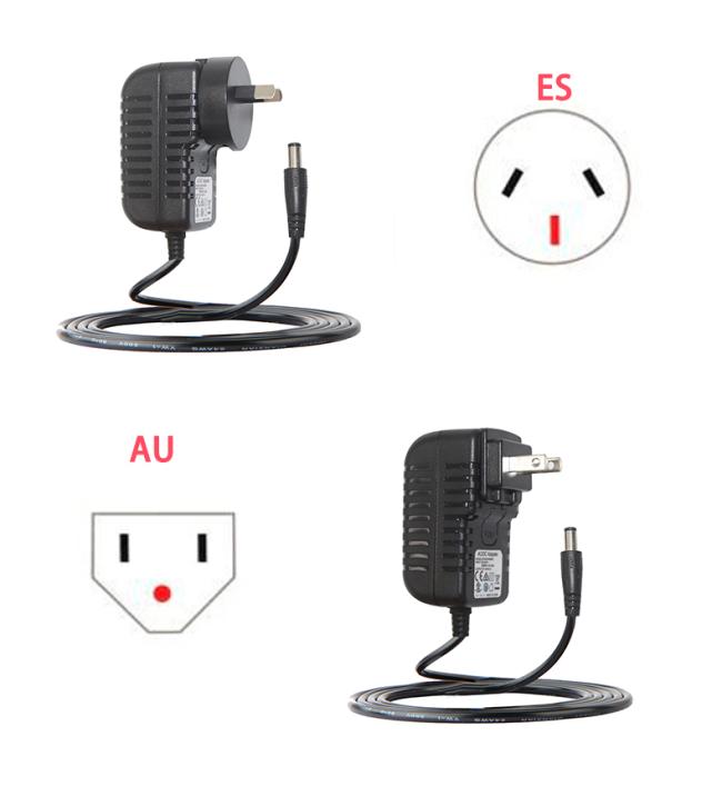 9V 1A Power Adapter packaging