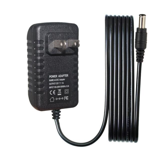Front view of US Canada Plug 5V 3A DC Power Supply