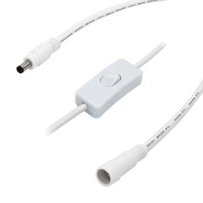 Chine 20AWG DC Power 5525 DC Plug Cable d'extension mâle à femelle 5,5 mm * 2,5 mm à vendre