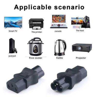 중국 노트북 컴퓨터 및 프로젝터용 IEC C13에서 C6 전원 어댑터 판매용