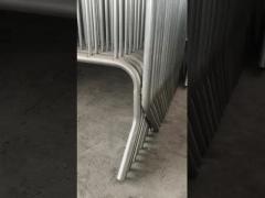 Barrière galvanisée de sécurité routière métallique pour le contrôle de la foule piétonne