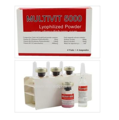 China Lyophilized Powder for Injection 50MG/7ML+5ML,4's+4's/box, Compound Vitamin B for Injection, GMP medicine for sale