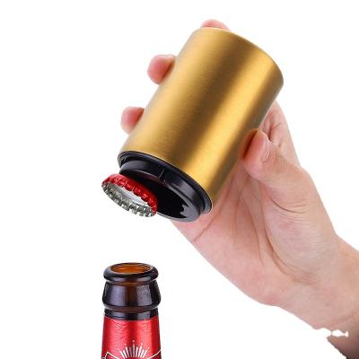 China Bar Tools Kitchen Gadget Magnetic Automatic Electric Beer Opener Stainless Steel Beverage Bottles Wine Openers Jar Opener for sale