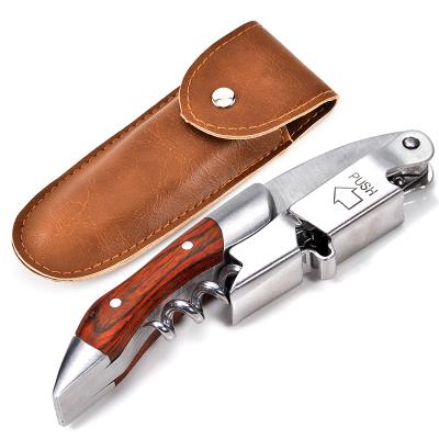 China Wholesale Foil Cutter Gift for Wine Lovers Wine Cork Opener Professional Waiters Corkscrew Bottle Opener for sale