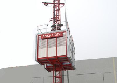 Cina Elevatore della gru della costruzione di edifici di controllo di VFC con l'automobile galvanizzata in vendita