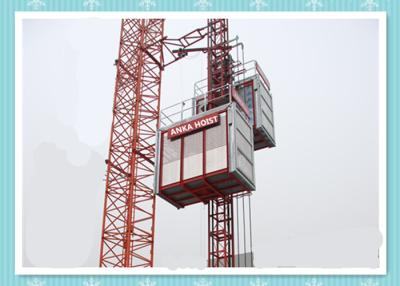 Cina Doppia gabbia elevatore SC150/150GD della gru della costruzione da 1,5 tonnellate per il passeggero in vendita