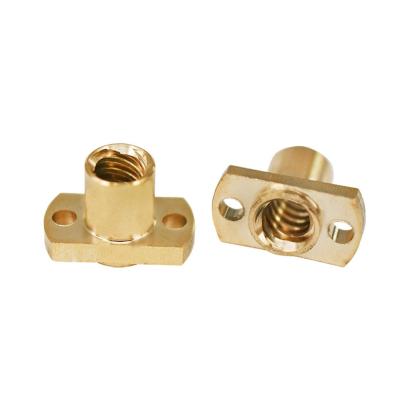 Cina Stampatore d'ottone d'ottone Springs del dado T8 3D del diametro 8mm della madrevite in vendita