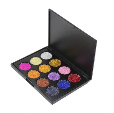 Chine Fard à paupières cosmétique naturel chaud de fard à paupières de 12 couleurs de maquillage professionnel de palette à vendre
