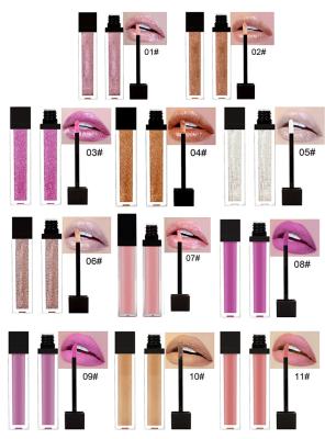 Chine Cosmétique liquide durable de rouge à lèvres de scintillement de produits de maquillage de lèvre 3 ans de durée de conservation à vendre