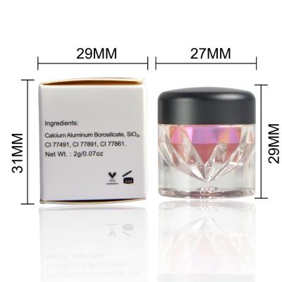 중국 Duochrome 소형 느슨한 분말은 다채로운 메이크업 팔레트 쉬운 그림물감을 색칠합니다 판매용