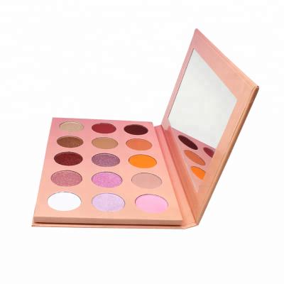 Κίνα Η σκιά ματιών Makeup ματιών Makeup καλλυντικών ζωηρόχρωμη τελειώνει τη συνήθεια 15 χρώματά σας προς πώληση