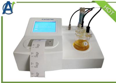 Κίνα Επίπεδο ο κουλομετρικός Karl Fischer Titrator PPM πετρελαίου εργαστηριακού πετρελαίου με τον εκτυπωτή προς πώληση