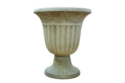 China Macetas plásticas beige del pedestal en venta