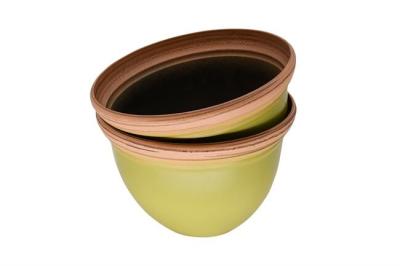 China Potes de Olive Green Indoor Decorative Plant plantador plástico de 15 galones para la planta de serpiente en venta
