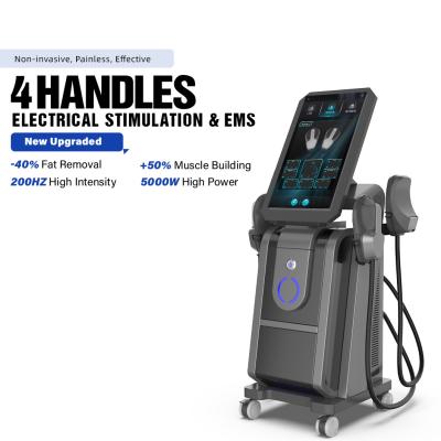 China 14 Tesla Ems Magnetic Stimulator Muscle Increase Building Pelvic Floor Chair Beauty Machine With 2 Power Supply for sale