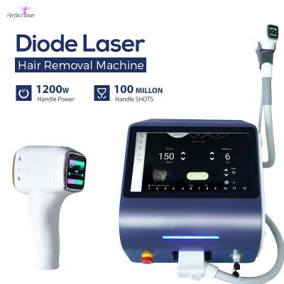 China Advanced 808nm Diode Laser Hair Removal Machine with Wavelength 755nm 808nm 1064nm and Spot Size 15*26mm for sale