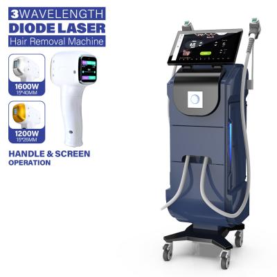 China 1200W 1600W diode laser hair removal With 1-400ms Pulse and 15.6 Inch Touch Screen Display for sale