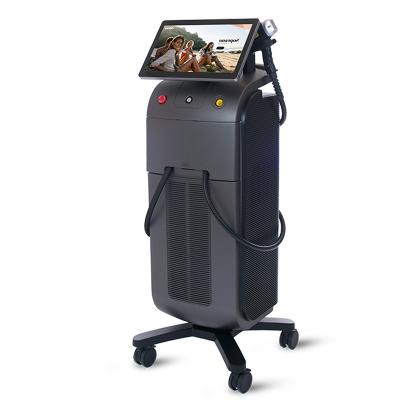 Cina 755nm / 1064nm raffreddamento laser depilazione macchina con 2 maniglie in vendita