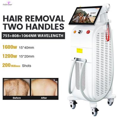 Cina 3500W diodo laser depilazione macchina con tripla lunghezza d'onda e smartphone display di controllo in vendita