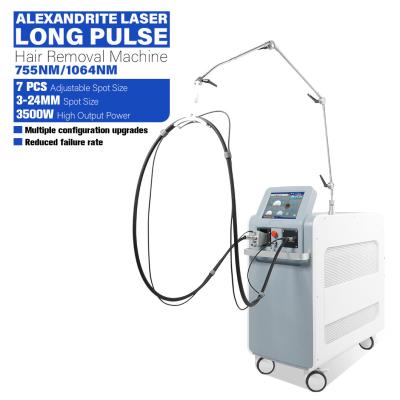 중국 살롱 사용 755Nm 1064nm 알렉산드리트 레이저 탈모 제거 뷰티 머신 판매용