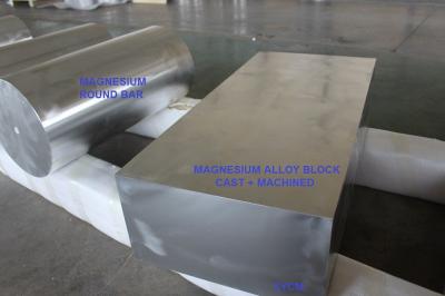 China Magnesium alloy bar billet Mg alloy rod AZ80A ZK60A cast magnesium alloy billet plate diameter 90 - 600mm for sale
