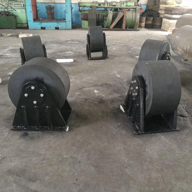 Close-up view of Roller Fender mechanism and structural frame