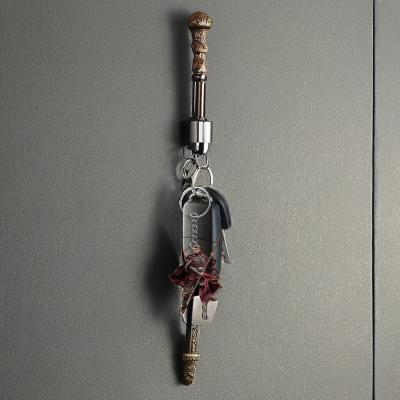 Hanging Witch Wukong Myth 2D Black Acrylic Keychain Fashionable Pendant for Travel