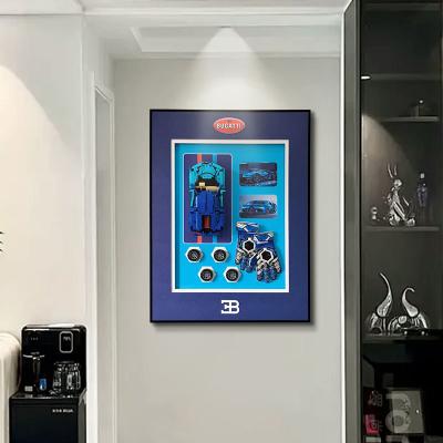 Chine Des voitures de sport modernes personnalisées Modèles de maisons de luxe Cadre d'affichage mural pour bureau à domicile à vendre