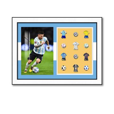 Chine Art mural de football moderne Bloc de construction électrique Format suspendu pour la décoration du salon à vendre