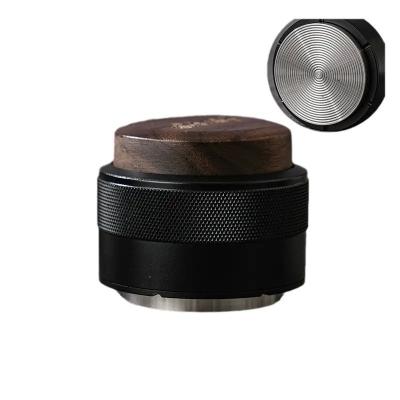 중국 커피 패머 58mm 친환경 스테인레스 스틸 로그 베이스 커피 디스펜서 바리스타 판매용