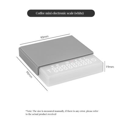 Chine Blackmirror Mini Balance de poche Corps électrique Balance de café pour mesurer le poids Noir à vendre