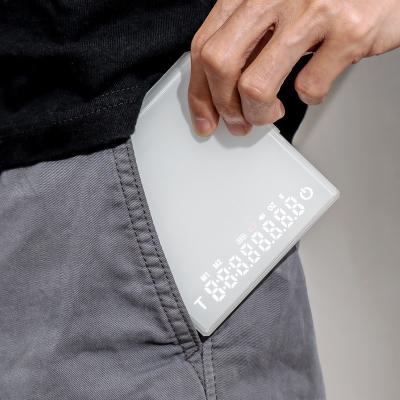 Chine Blackmirror Mini Balance de poche Corps électrique Balance de café pour mesurer le poids Noir à vendre