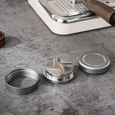 중국 51/53/58mm 변조 듀얼 헤드 에스프레소 디스펜서 커피 차 애호가 휴대용 도구 판매용