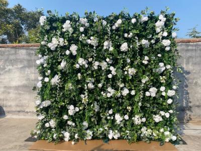 Chine Taille personnalisée décoration murale en tissu floral 3D en soie pour le paysage de mariage ou la fête des mères à vendre