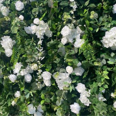 Chine Simulation de plantes vertes en tissu 3D pour décoration de voiture de mariage en plein air et corsage à vendre
