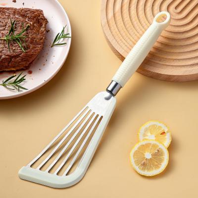 Chine Spatula de poisson en acier inoxydable à fente pour appareil de cuisine non adhésif à vendre