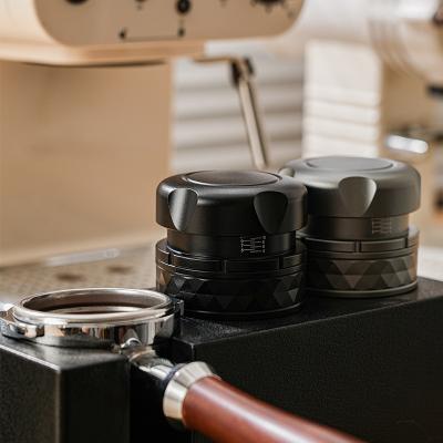 중국 스테인리스 스틸 2인1 커피 배급기 바리스타 필요에 맞게 조정 가능한 51mm 53mm 58mm 판매용